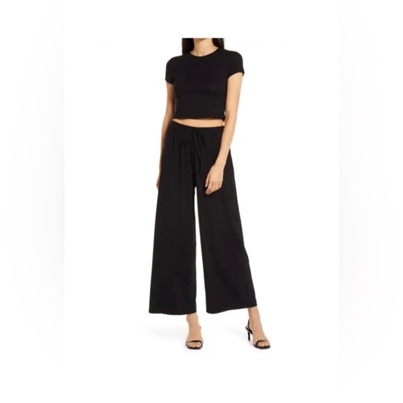 Reformation | Pants & Jumpsuits | Reformation Crop Top And Pant Set ...